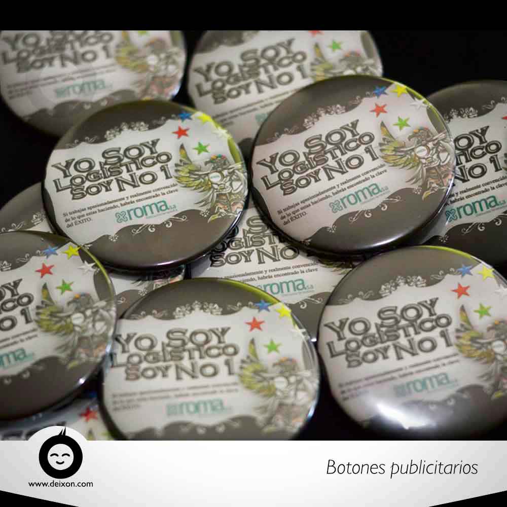 Botón publicitario en Medellín